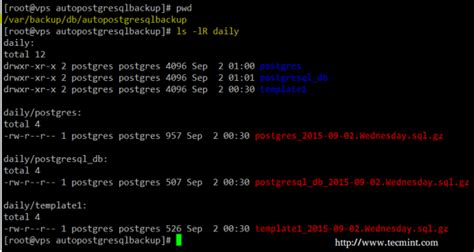 how to backup restore mysql mariadb and postgresql using