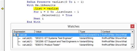 excel vba listbox not updating to reflect new source list when called