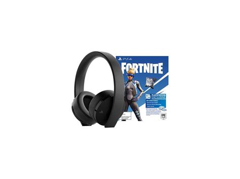 Sony Playstation 4 Gold Wireless Headset Bundle Fornite Neo Versa