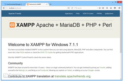 xampp 7 1 4 download for windows old versions