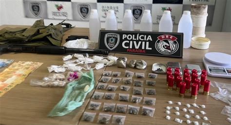 Casal é Preso Com Drogas Armas E Munição Em Condomínio De João Pessoa
