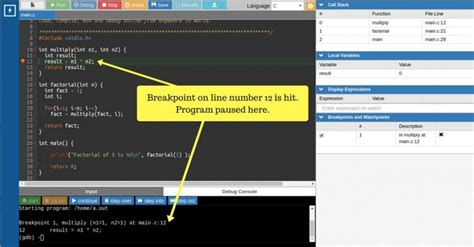 brief guide on how to use onlinegdb debugger onlinegdb blog