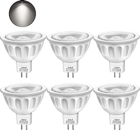 Boxlood Mr16 Led Bulbs 12 Volt Gu5 3 Bi Pin Base 40 Degree 5 Watt