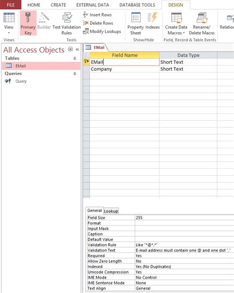 sql executes well in ms access but not in c when