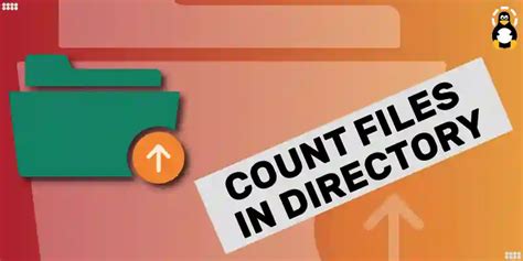 how to count files in directory of linux its linux foss