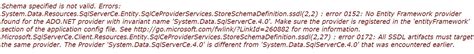 c entity framework unable to load the specified metadata resource