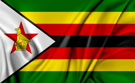 Premium Photo 3d Illustration Of The Zimbabwe Flag Waving Texture
