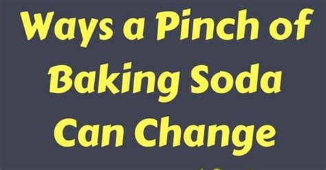 11 Marvelous Health Uses Of Baking Soda You Probably Didnt Know
