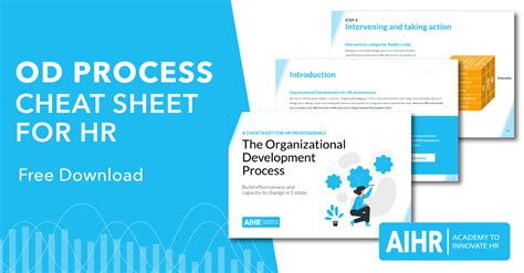 the organization development process cheat sheet aihr