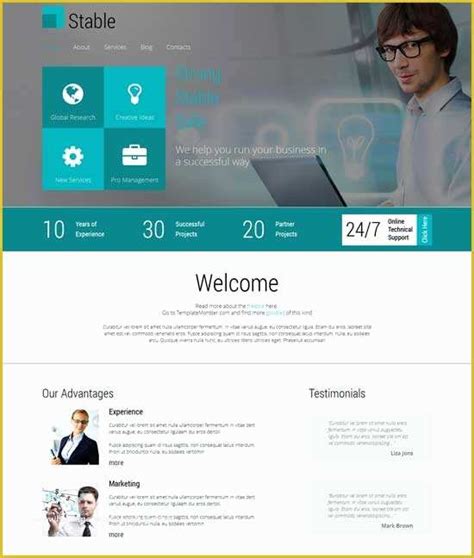 html5 business website templates free download of 50 free responsive