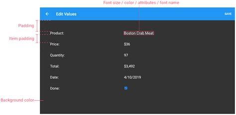 edit cells mobile ui controls devexpress documentation