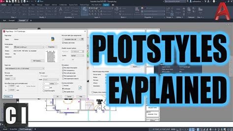 autocad plot styles explained ctb and stb lineweight transparency