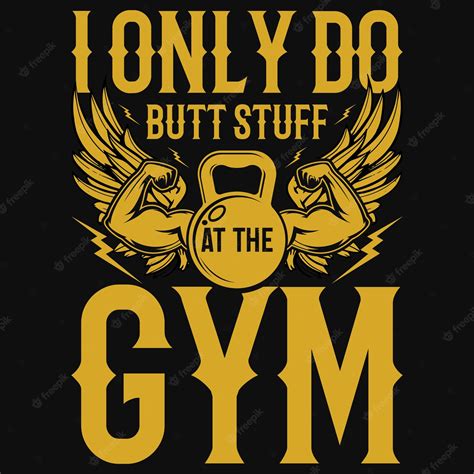 Premium Vector Gym Or Fitness Tshirt Design