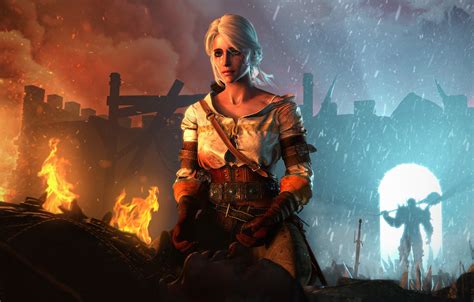 Wallpaper Wild Hunt Witcher 3 Cd Projekt Red Ciri Cirilla Fiona