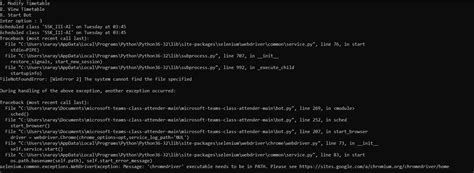 filenotfounderror [winerror 2] the system cannot find the