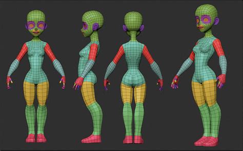 Low Poly Character Reference 70 фото