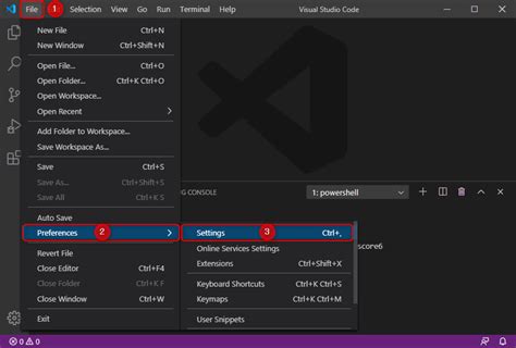 vscode のターミナルを git bash に変更 git qiita