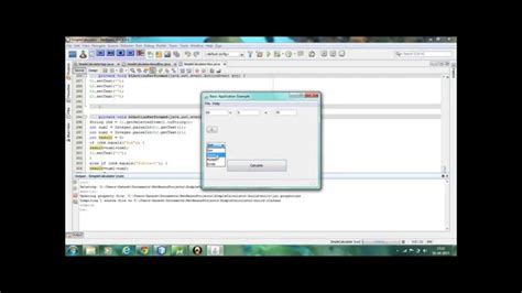 create a simple calculator part 2 coding netbeans development