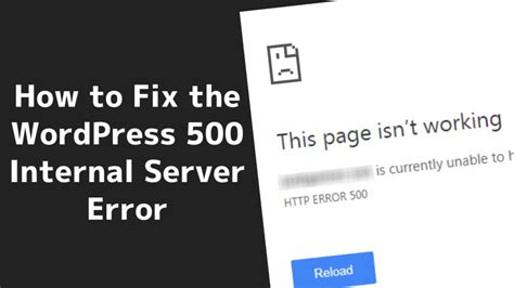 how to fix 500 internal server error on wordpress simple