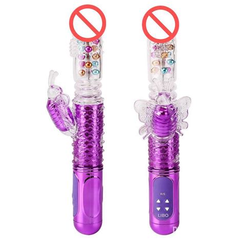 36 Frequency Butterfly G Spot Vibrator Usb Rechargeable Telescopic