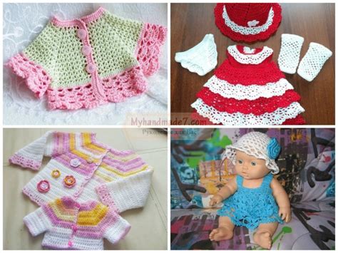 Одежда для кукол крючком подробные схемы с описанием Handmade Дзен