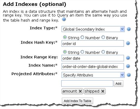 Now Available Global Secondary Indexes For Amazon Dynamodb Aws News