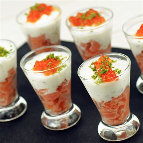 Verrine Au Saumon Et à La Ricotta