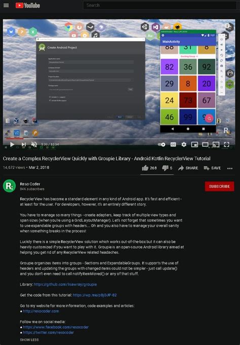 create a complex recyclerview quickly with groupie library android