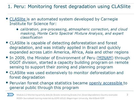 Module 2 2 Monitoring Activity Data For Forests Remaining Forests Incl