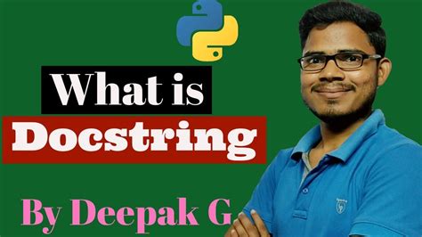 what is docstring in python types of docstring python o level
