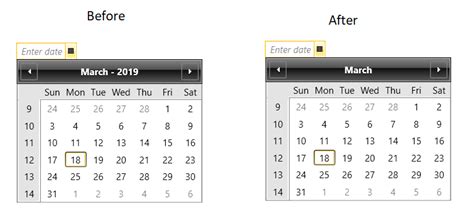 show selected month in calendar part of datetimepicker telerik ui for wpf