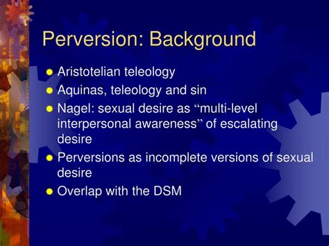 Ppt Constructing Perversions The Dsm And The Classification Of