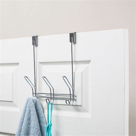 Idesign Classico Over Door 3 Hook Rack Chrome Kitchen Stuff Plus