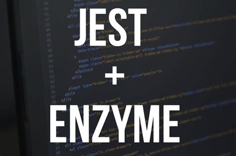 jest and enzyme full stack code