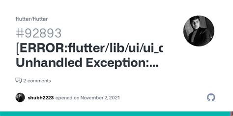 [error flutter lib ui ui dart state cc 209 ] unhandled exception