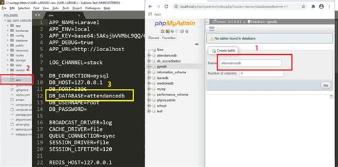attendance management system project in laravel with source code