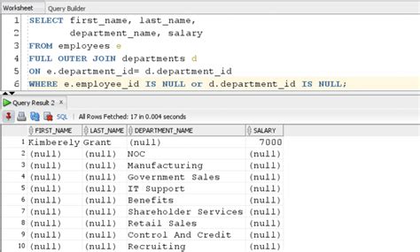 oracle full outer join with examples qurosity learning