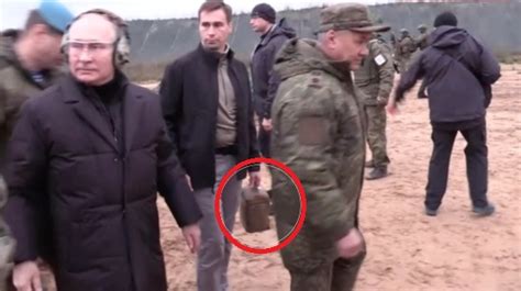 Putin Filmed With Nuclear Football Secret Briefcase Seen In Hands Of