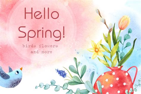 hello spring ~ graphics ~ creative market