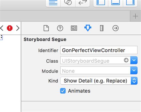 ios how to create a segue programmatically to pass info between view
