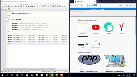 create multidimensional array and use foreach in php sadikemrah youtube