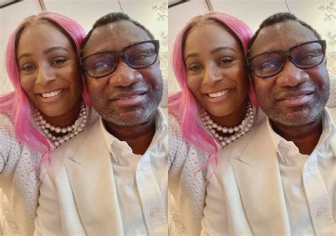 Dj Cuppy Celebrates Father Femi Otedolas 60th Birthday In A Sweet Way