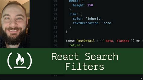 react search filters p5d44 live coding with jesse youtube