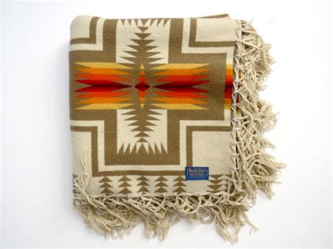 Beaver State Pendleton Blanket Harding Fringed Shawl