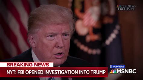 Trump Responds To Report That Fbi Investigated If He Worked On Behalf