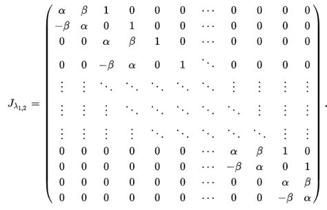 linear algebra how to find a stochastic matrix by given complex