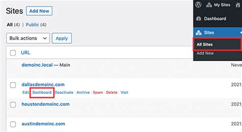 how to create a wordpress multisite with different domains 4 steps