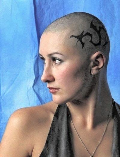 Bald Lady Smooth Archive Sexy Short Hair Bald Head Girl Shaved