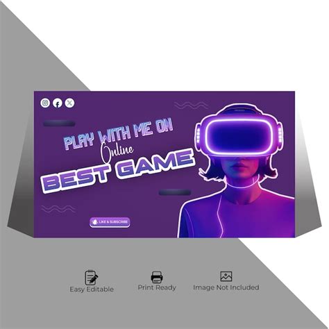 Premium Vector Creative Youtube Thumbnail Design Template