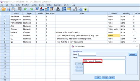 spss value and labels javatpoint